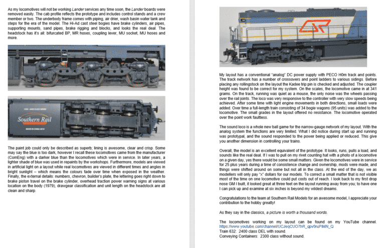 QLD - 2400 Class Diesel Loco - Southern Rail Models